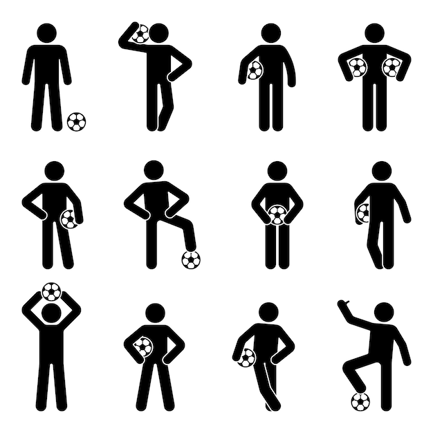 Diverse Collection of Soccer-Themed Pictograms | Jiffy Designs