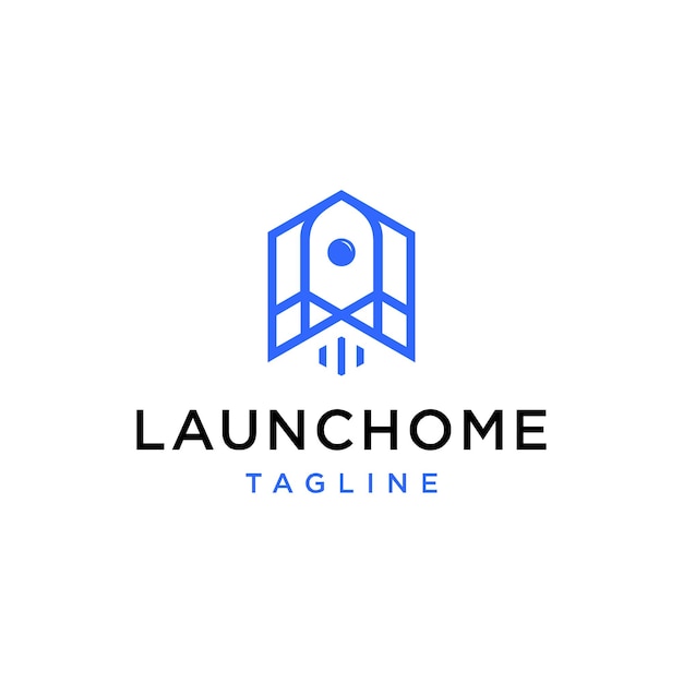 Sleek Rocket Launch Icon with Minimalist Geometric Design | Jiffy Designs