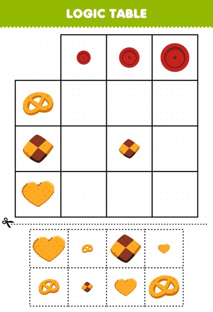 Vibrant Geometric Shapes and Patterns in a Logic Table | Jiffy Designs