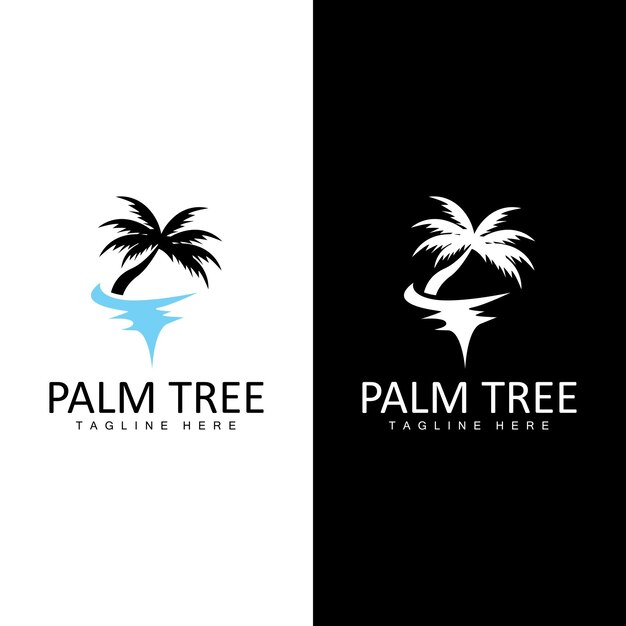 Iconic Palm Tree Silhouette in Contrasting Designs | Jiffy Designs