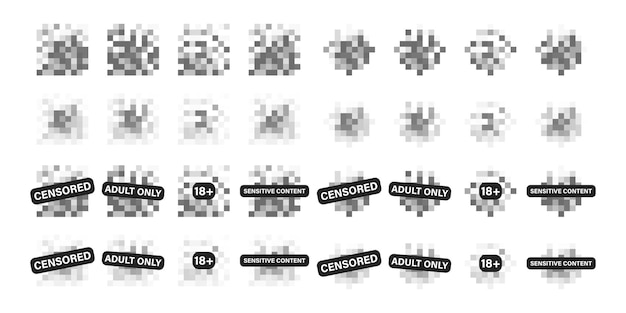 Censored Pixel Art Symbols: A Provocative Exploration of Content ...