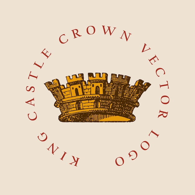 Majestic Golden Crown with Ornate Castle Towers | Jiffy Designs