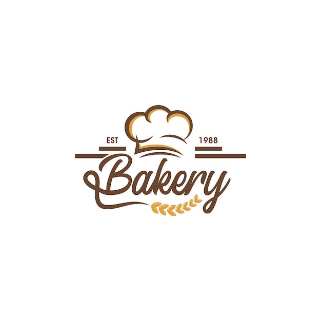 Timeless Bakery Logo with Intertwined Hearts and Wheat | Jiffy Designs
