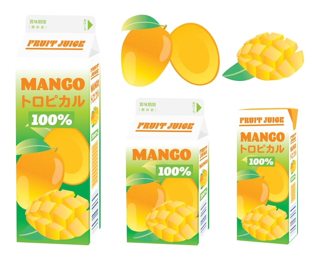 Vibrant Mango Juice Collection with Tropical Delight | Jiffy Designs
