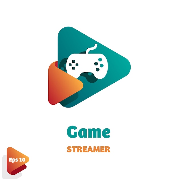 Vibrant Game Streamer Logo with Playful Controller Emblem | Jiffy Designs