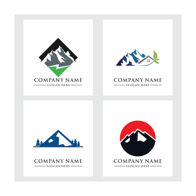 Versatile Mountain Landscape Logos for Outdoor Brands and Adventures ...
