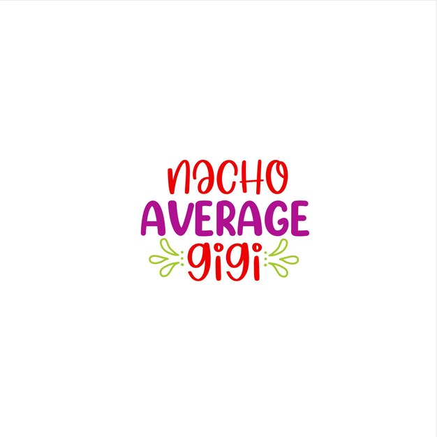 Vibrant Nacho-Themed Text Design with Playful Lettering | Jiffy Designs