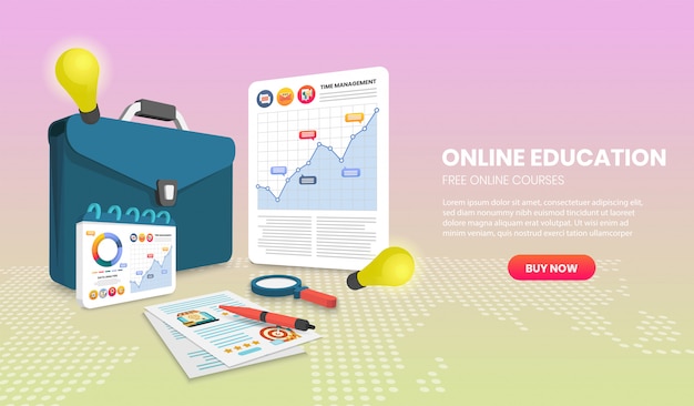 Vibrant Illustration of Online Education Resources and Tools | Jiffy Designs