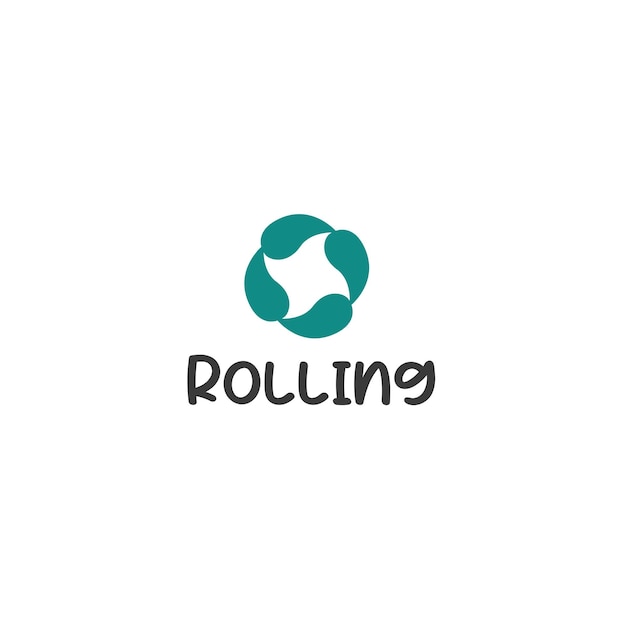 Vibrant Rolling Logo Design with Circular Motif | Jiffy Designs