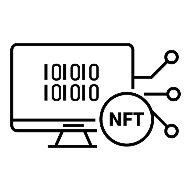 Digital Artwork Showcasing Binary Code and NFT Technology | Jiffy Designs