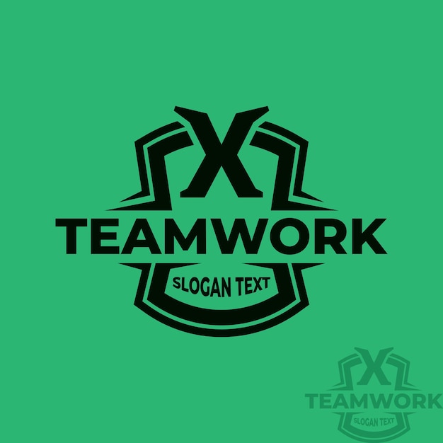 Powerful Teamwork Symbol with Customizable Slogan | Jiffy Designs