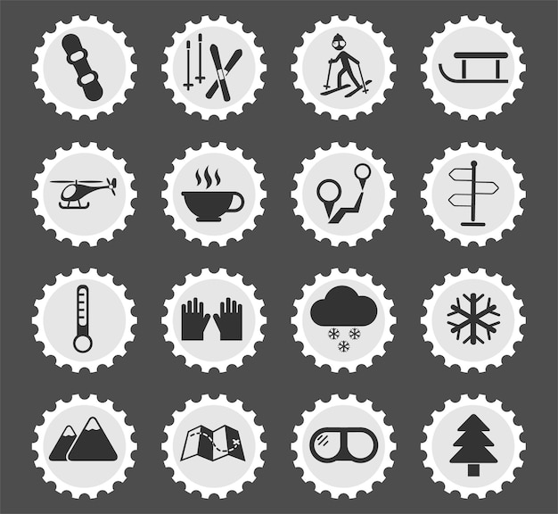 Diverse Collection of Versatile Winter Icons and Symbols | Jiffy Designs