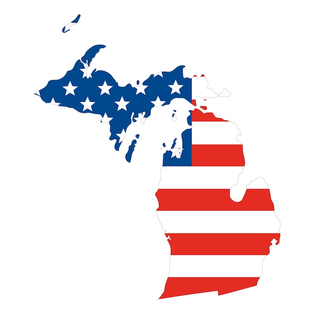 Patriotic Map of the United States of America | Jiffy Designs