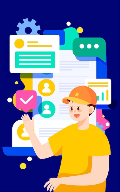 Vibrant Illustration of Software Development and Coding Process | Jiffy ...