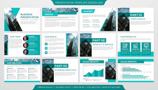 Sleek and Versatile Presentation Template with Abstract Geometric ...
