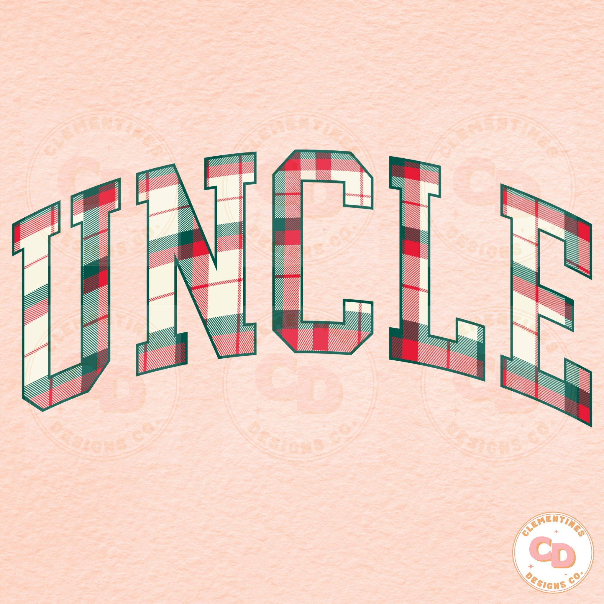 Uncle Christmas Plaid png-Retro Christmas png, Christmas sublimation ...