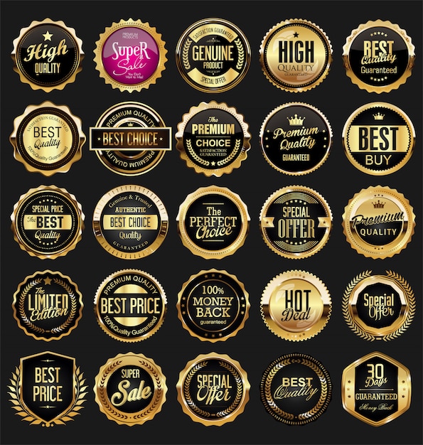 Elegant Collection of Premium Quality Badges and Seals | Jiffy Designs