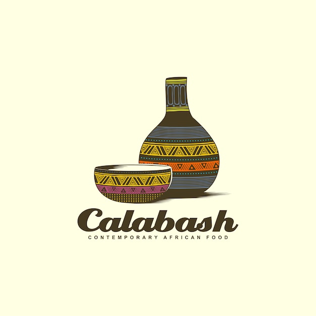 Vibrant Calabash Vessels with Tribal Patterns | Jiffy Designs