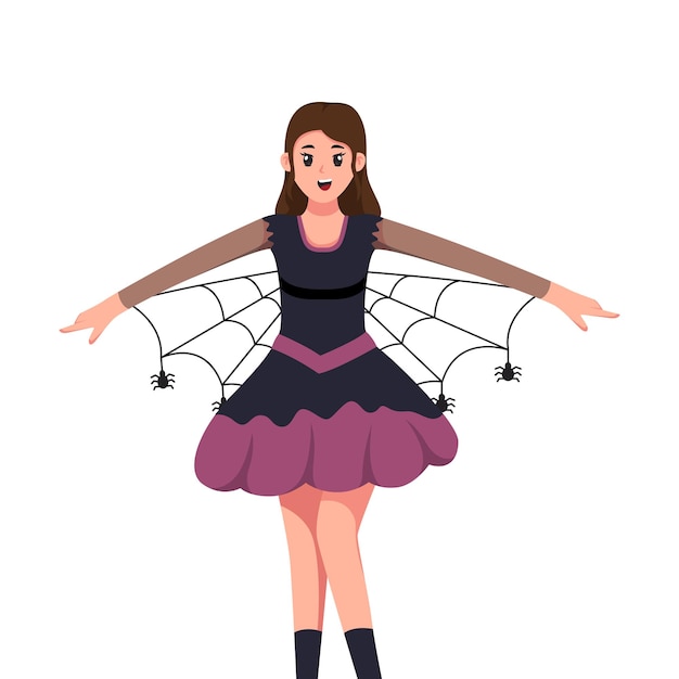 Delightful Spiderling: A Whimsical Witch's Enchanting Ensemble | Jiffy ...