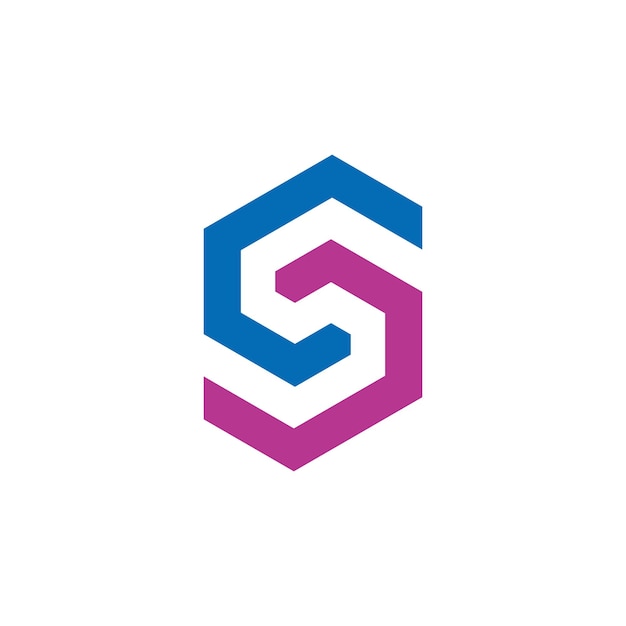 Vibrant Geometric Hexagon Logo with Intersecting Shapes | Jiffy Designs