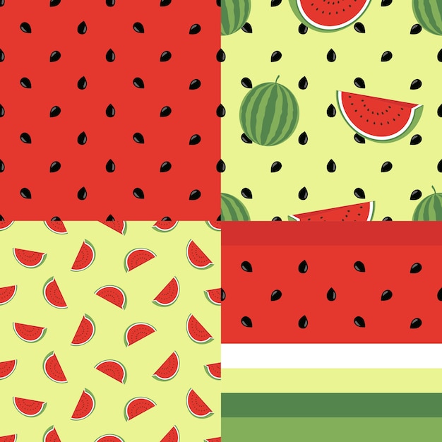 Vibrant Watermelon-Inspired Patterns: A Delightful Collection | Jiffy ...