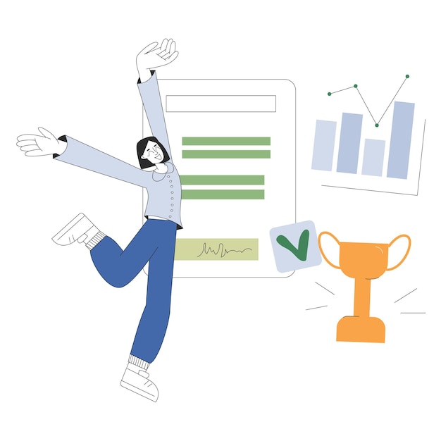 Celebrating Success: Vibrant Visualization of Achievements | Jiffy Designs