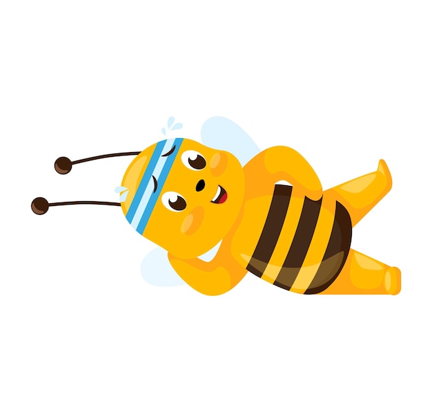 Cheerful Cartoon Bee with Friendly Expression | Jiffy Designs
