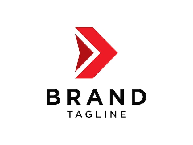 Bold Red Arrow Logo with Minimalist Brand Tagline | Jiffy Designs