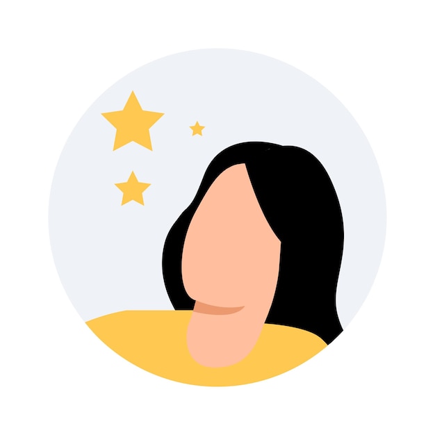 Radiant Woman Surrounded by Glowing Golden Stars | Jiffy Designs