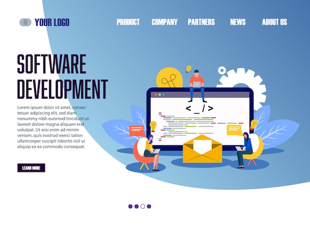 Vibrant Illustration of Software Development Team at Work | Jiffy Designs