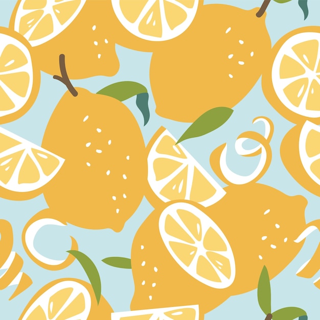 Vibrant Citrus Slices: A Zesty Pattern for Versatile Design | Jiffy Designs