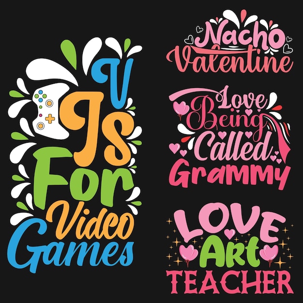 Colorful Retro-Style Video Game Typography and Lettering | Jiffy Designs