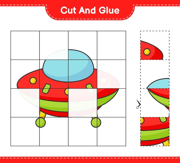Vibrant Cartoon Spacecraft and Geometric Shapes Collection | Jiffy Designs