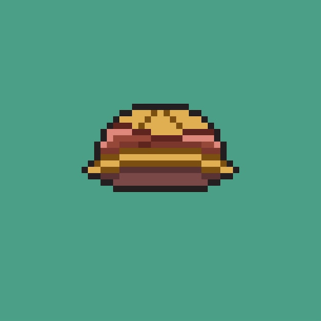 Delightful Pixel Burger: A Mouthwatering Masterpiece | Jiffy Designs