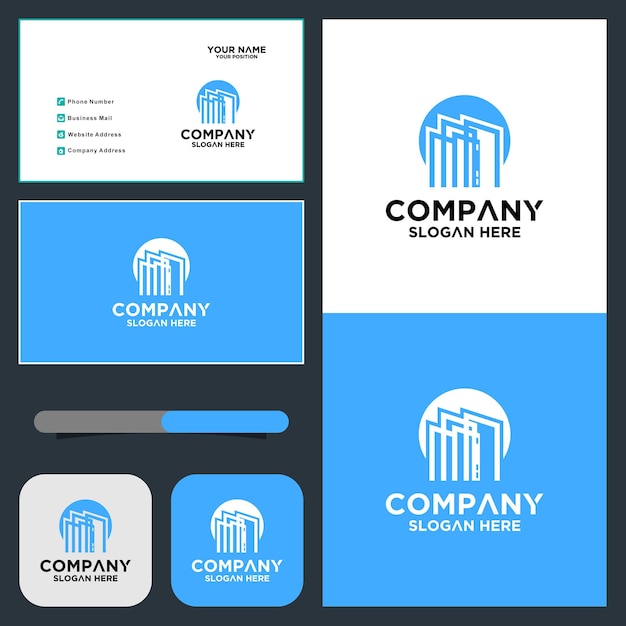Elegant Columns and Pillars Logo for Corporate Branding | Jiffy Designs