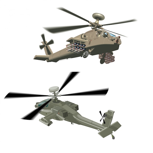 Powerful Apache Attack Helicopter in Flight | Jiffy Designs