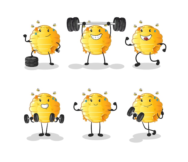 Lively Workout Emoji Collection: Upbeat Fitness Illustrations | Jiffy ...
