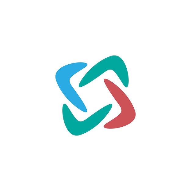 Vibrant Interlocking Shapes Create Dynamic Logo Design | Jiffy Designs