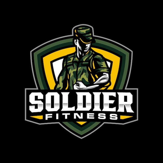 Powerful Military-Inspired Fitness Logo for Soldier Fitness | Jiffy Designs
