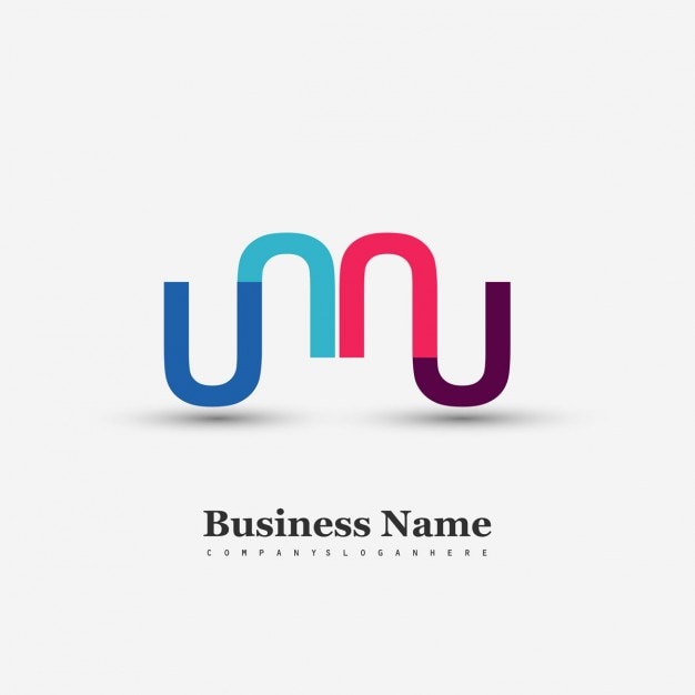Colorful Abstract Logo with Interlocking Shapes and Company Name ...