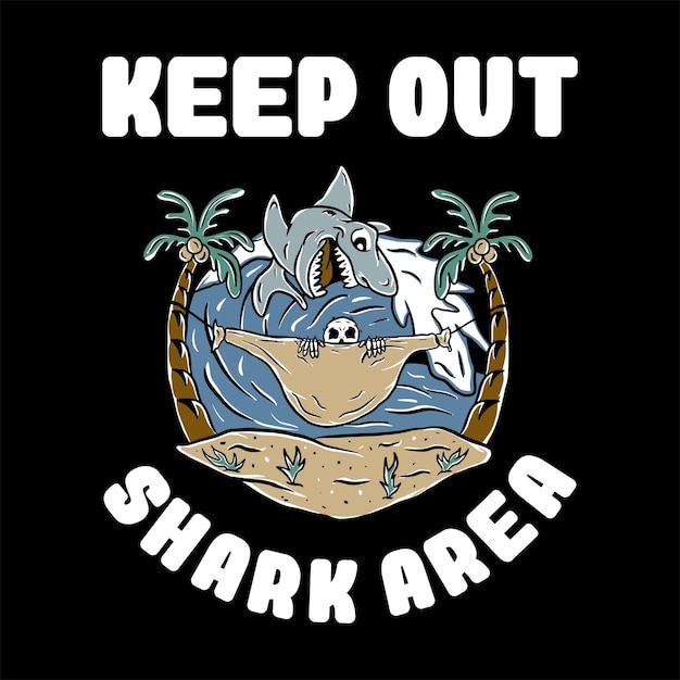 Beware the Shark-Infested Tropical Oasis: 'Keep Out' Warning | Jiffy ...
