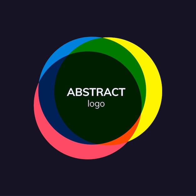 Vibrant Circular Abstract Logo with Bold Text Overlay | Jiffy Designs