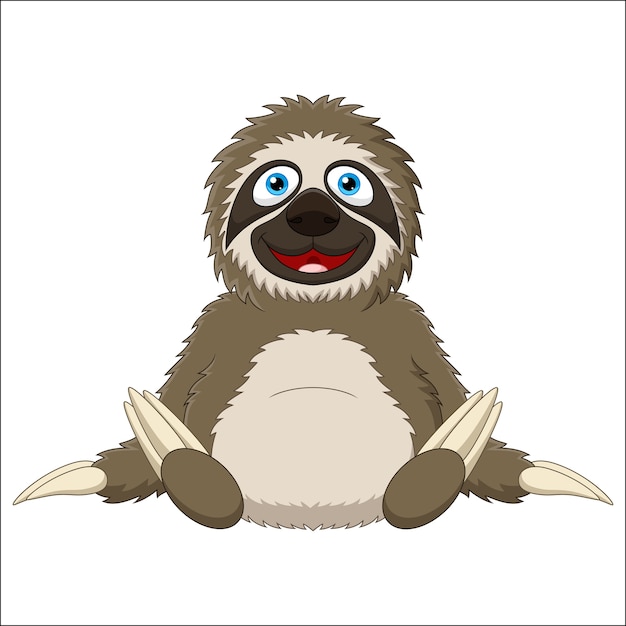 Adorable Sloth Mascot with Playful Expression | Jiffy Designs