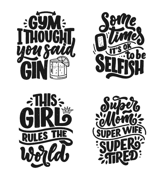 Clever Quotes and Witty Phrases in Handwritten Typography | Jiffy Designs