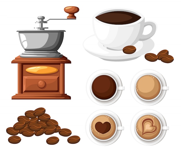 A Collection of Delectable Coffee-Themed Elements | Jiffy Designs