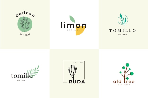Vibrant Nature-Inspired Logos and Emblems Collection | Jiffy Designs