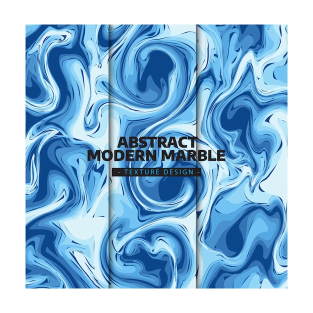 Captivating Waves of Blue: An Abstract Marble Masterpiece | Jiffy Designs