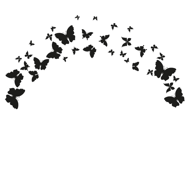 Elegant Butterfly Silhouette Arch | Jiffy Designs