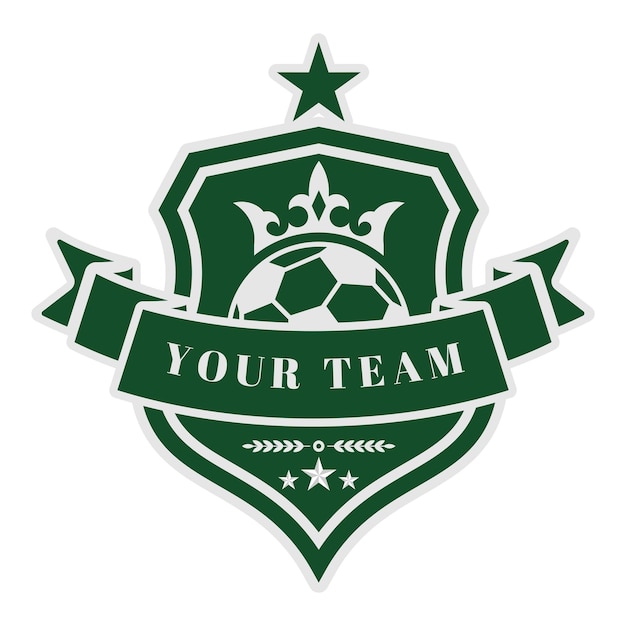 Elegant Soccer Club Crest with Team Name and Emblem | Jiffy Designs