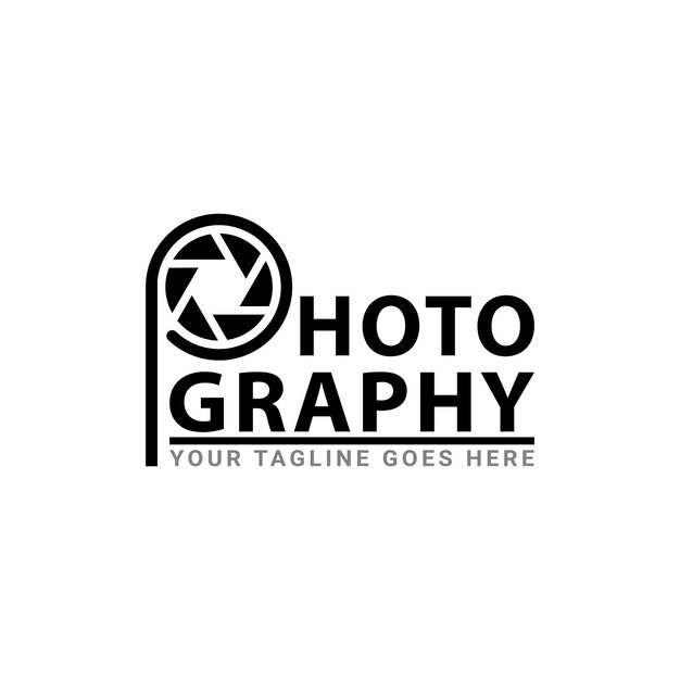 Sleek Camera Lens Logo with Bold Typography | Jiffy Designs